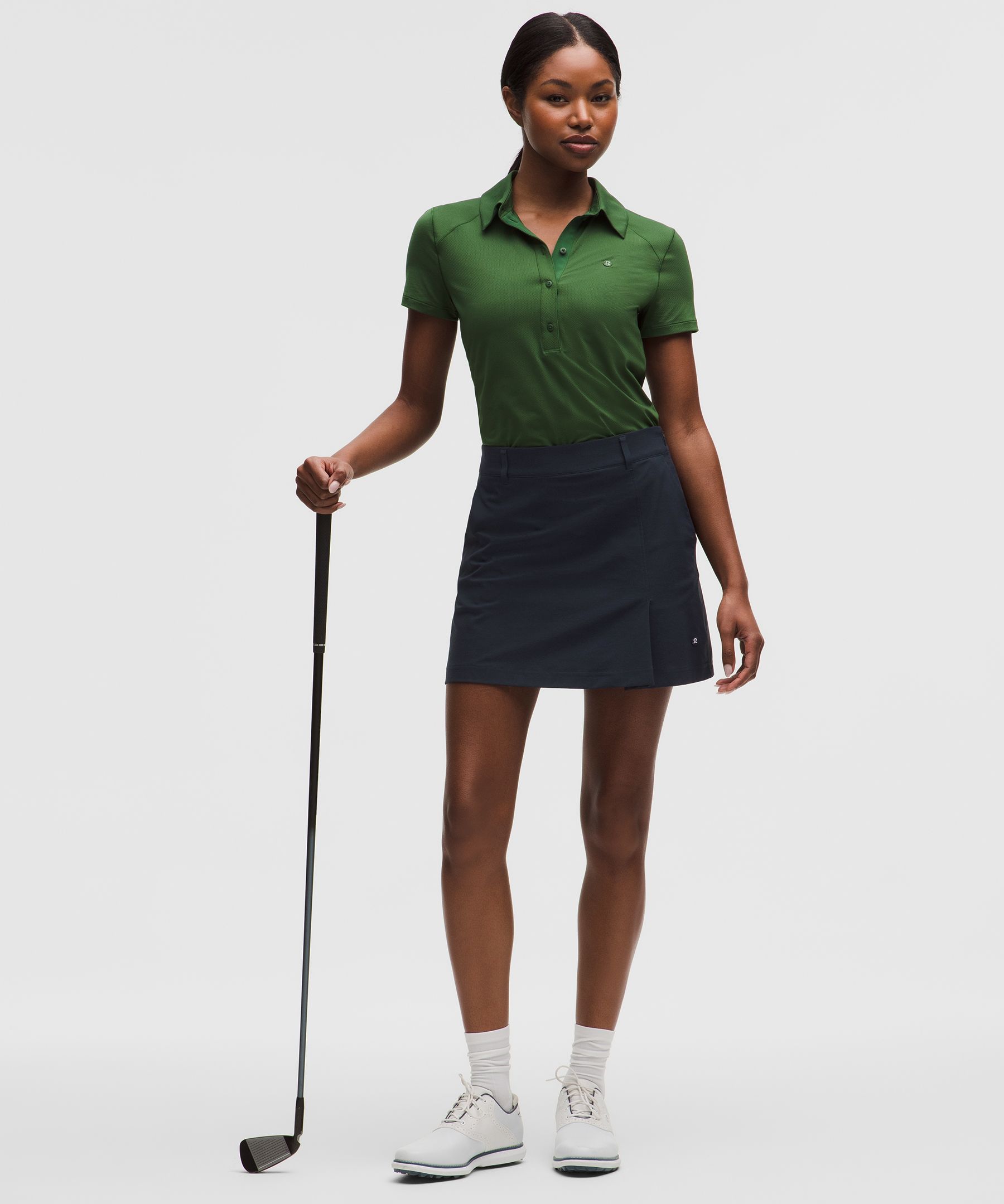 LULULEMON Stretch Twill Front Pleat Golf Skirt